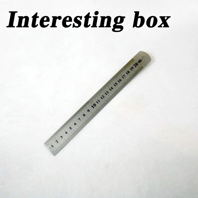 Stainless steel ruler Ruler Ruler 20 cm 8 inch rul... – Grandado