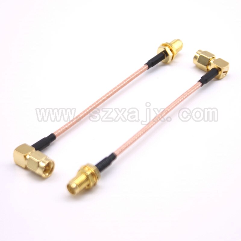 SMA câble SMA mâle angle droit à SMA femelle RF co... – Grandado