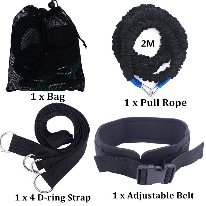 2M Resistance Bands Bungee Trainer with Adjustable... – Vicedeal