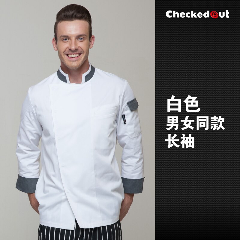 Food Service Long Sleeve Restaurant uniform Chef C... – Grandado