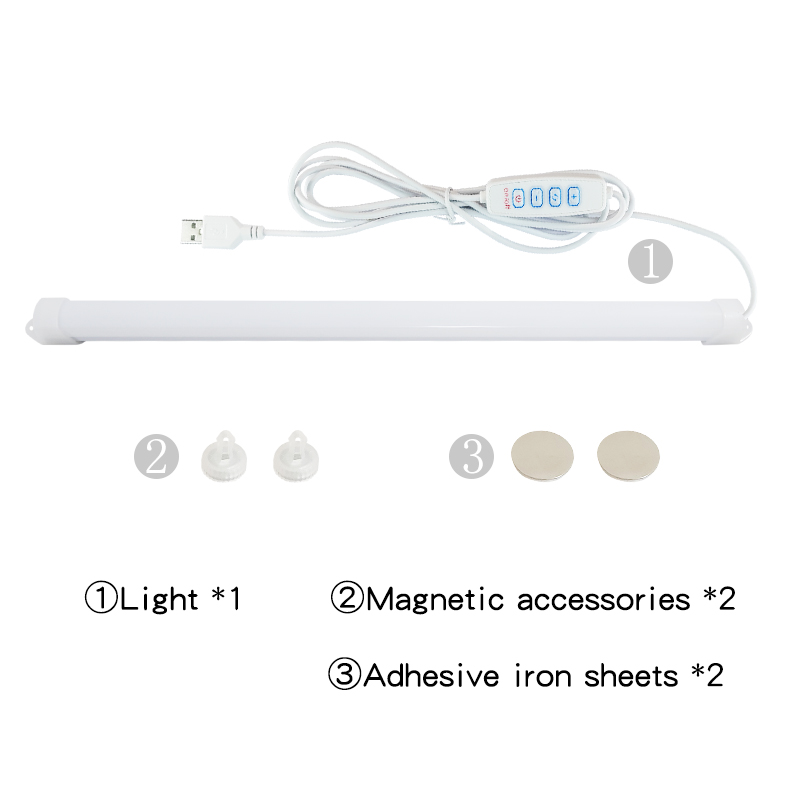 1pc led-belysning under skåp, usb-kontakt, dimbar,... – Vicedeal