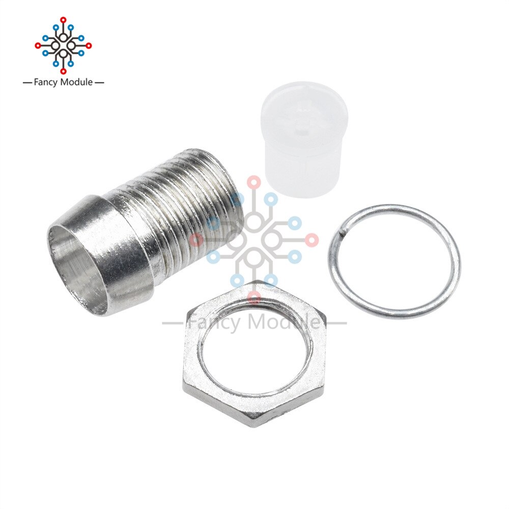 10 st 5mm krom silver metall bezel led hållare mon... – Grandado