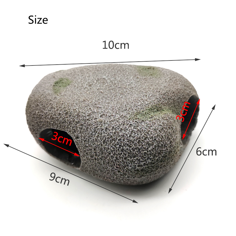 1Pc Ceramic Aquarium Decor Cichlid Stone Rock Cave... – Grandado