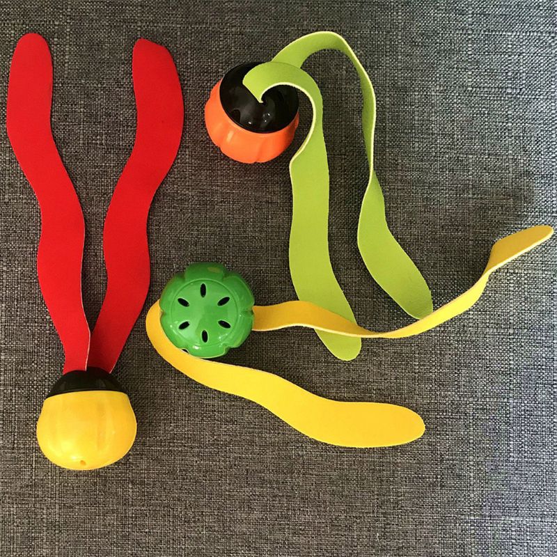 3 Pcs Diving Seaweed Shape Swimming Pool Toy Color... – Grandado