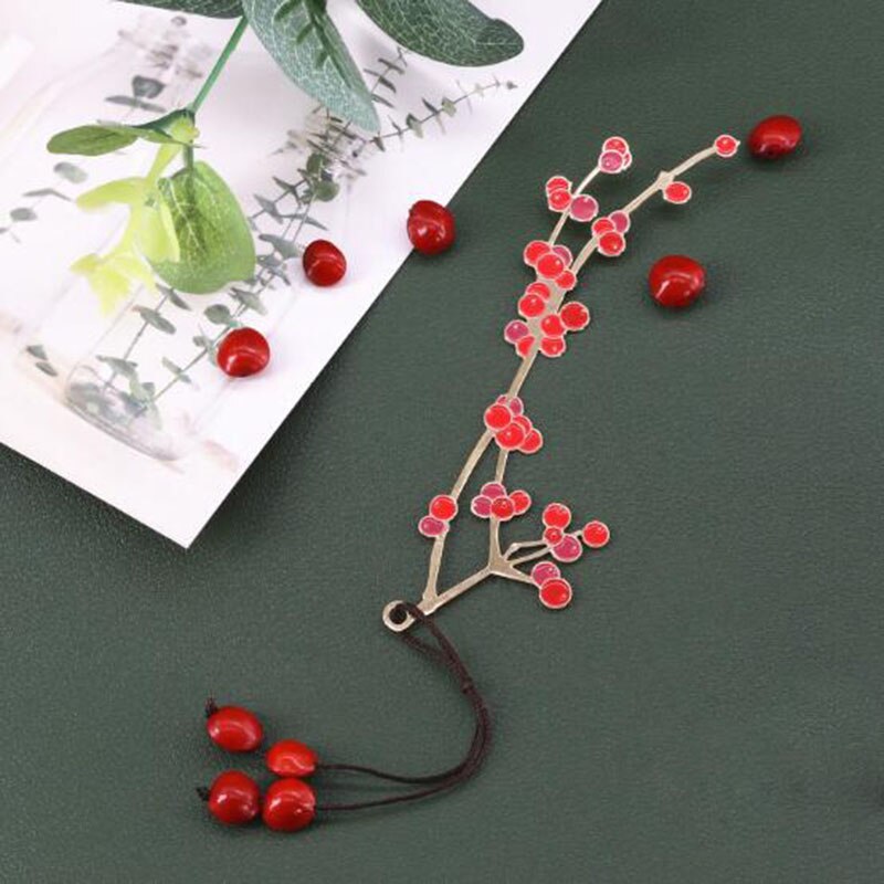 Acacia Red Bean Metal Literature Art Bookmarks Anc... – Vicedeal