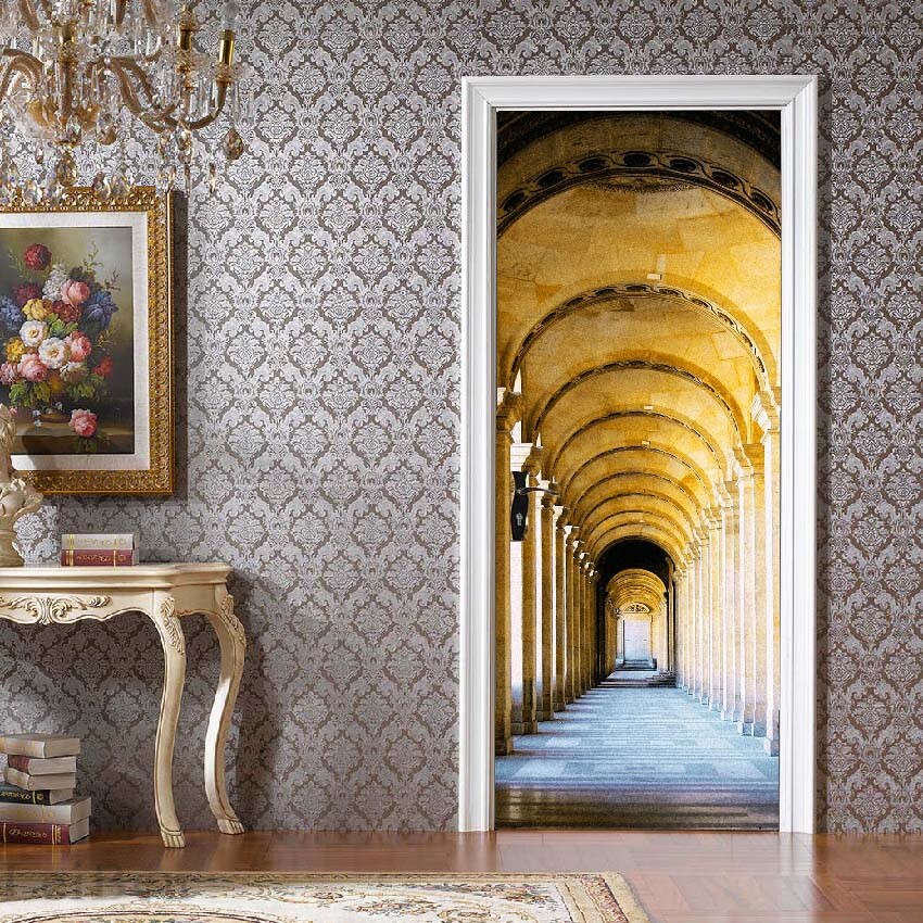 Self Adhesive 3d Door Stickers Church Walkway Wate... – Vicedeal