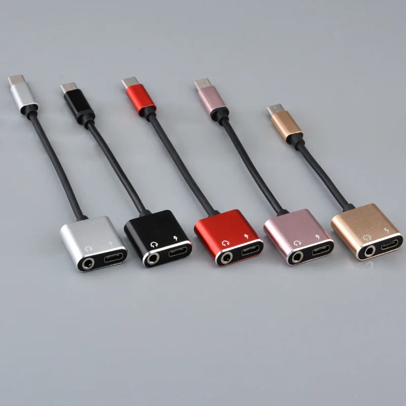 2 In 1 Fast Charge Headset Adapter Type-C USB-C 3.... – Grandado
