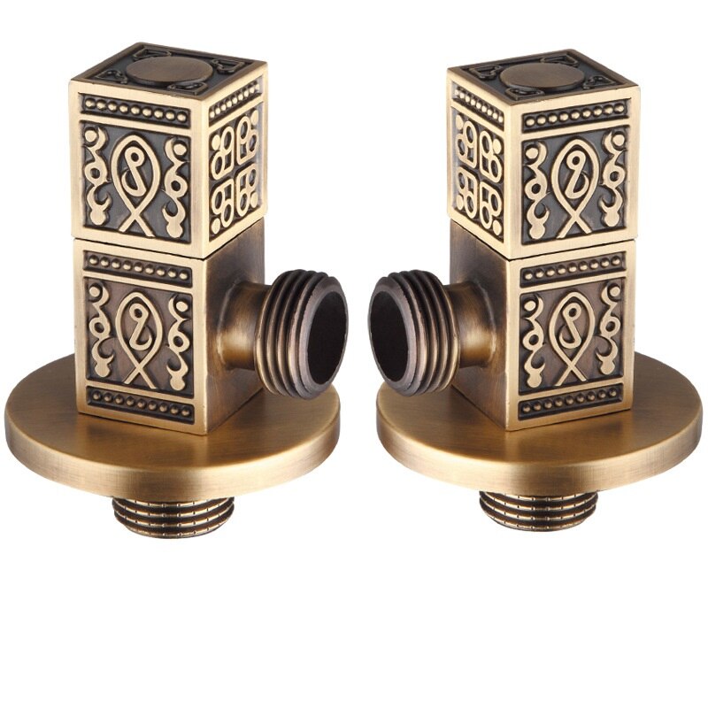 MTTUZK Solid Brass Angle Valve Antique Bronze Wate... – Grandado