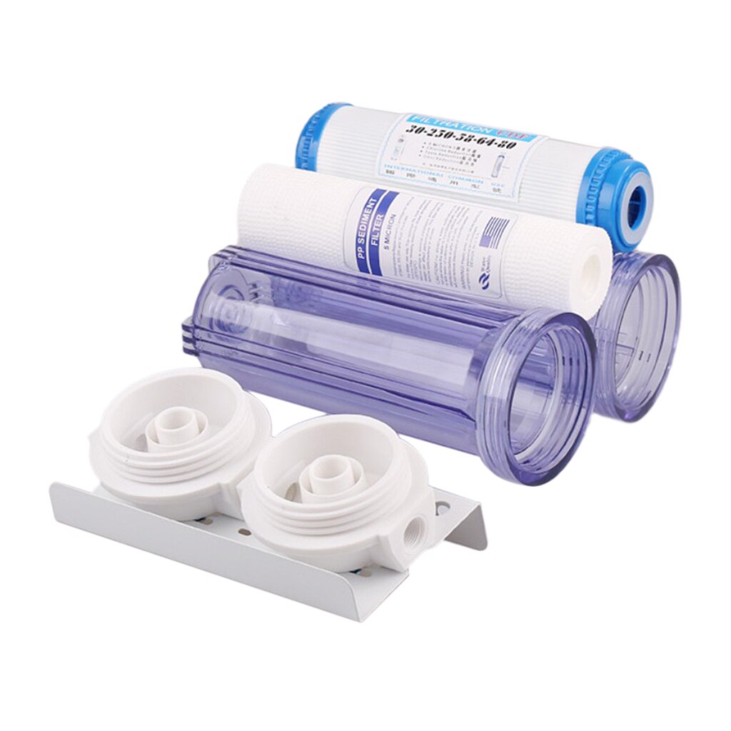 2 Stage 10 inch Clear Water Filter Household Pre-f... – Grandado