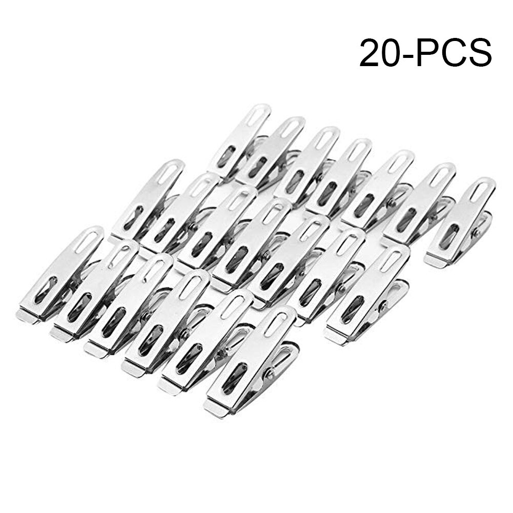 20pcs Household Ultra Strong Stainless Steel Clip ... – Grandado