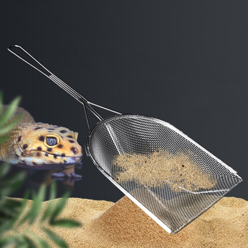 Reptile Sand Shovel Stainless Steel Amphibian Litt... – Grandado