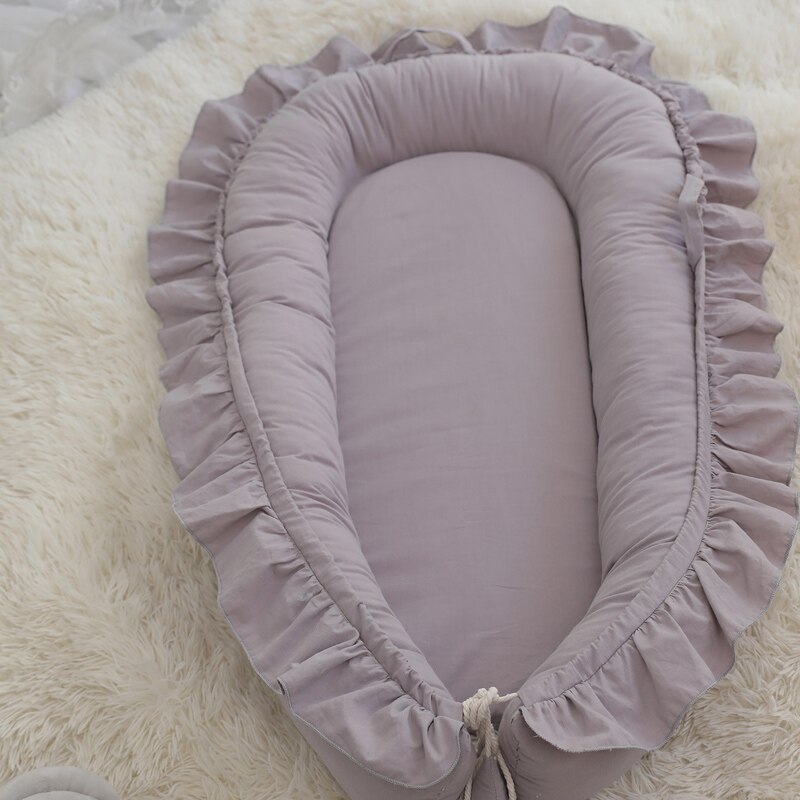 95x60cm Soft Breathable Cotton Baby Nest Bed Porta... – Vicedeal