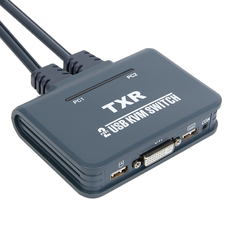 2-port all in DVI KVM switch with USB mouse and ke... – Grandado