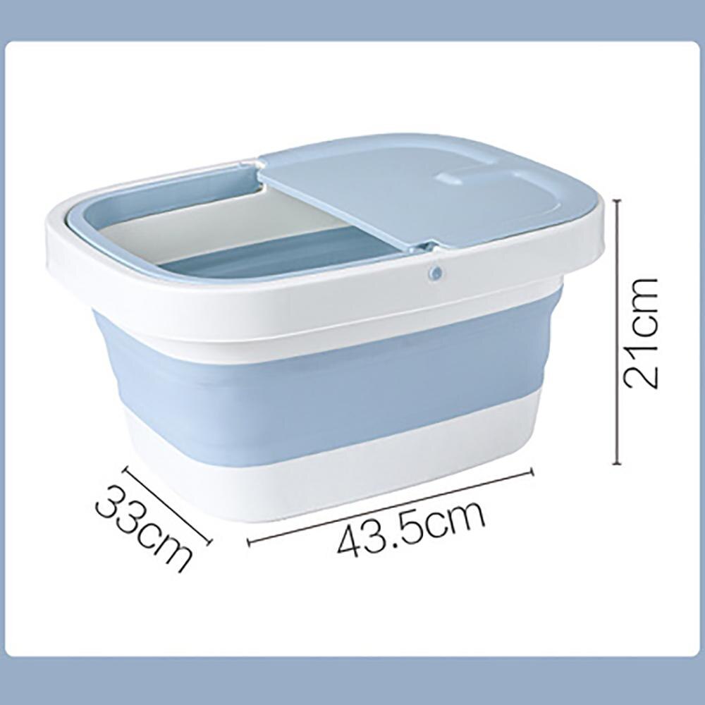 Folding Plastic Bucket Footbath Spa Foot Bath Buck... – Grandado