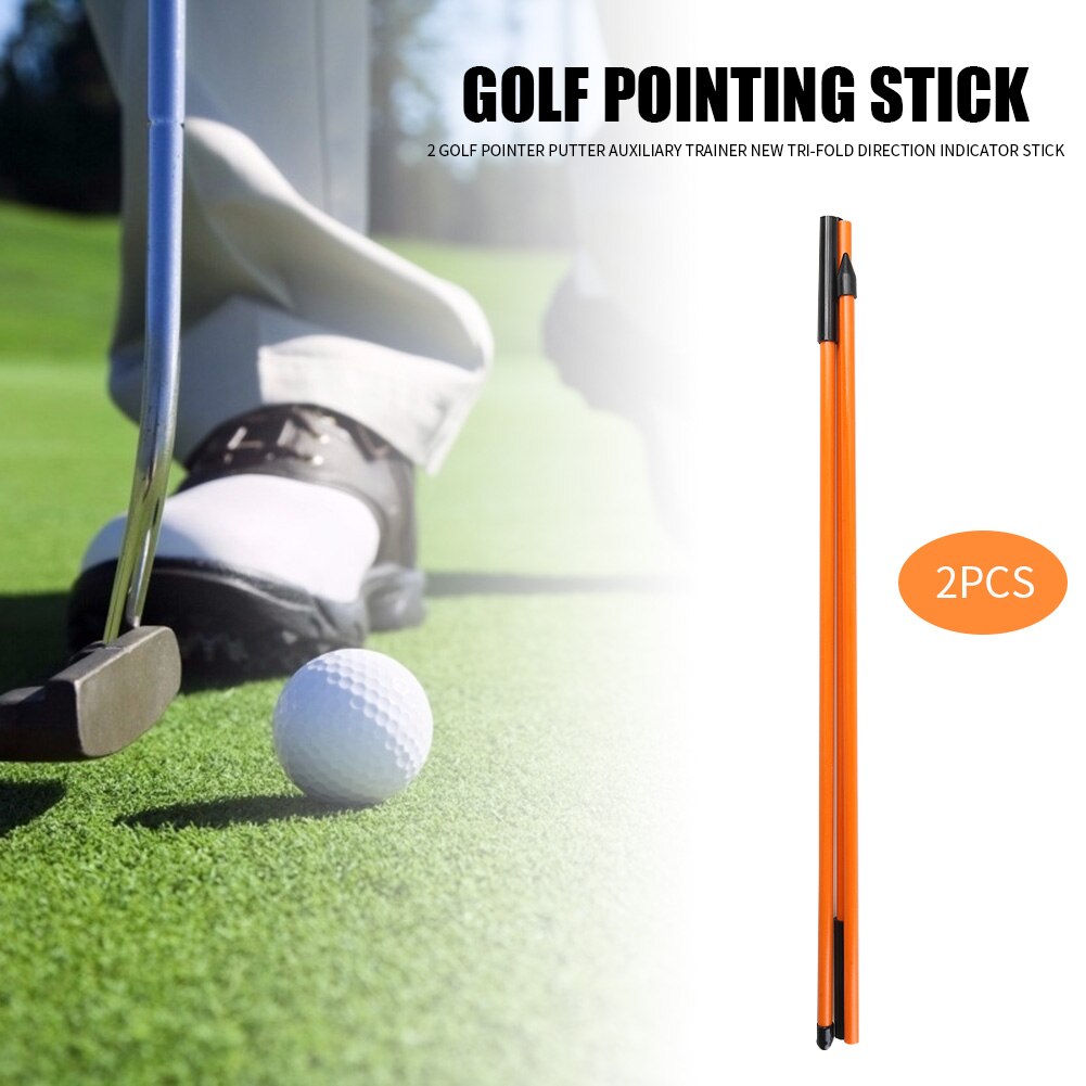 Opvouwbare 2Pcs Golf Alignment Sticks 3 Stukken Pu... – Vicedeal