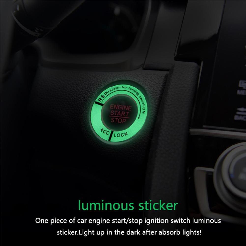 3D Gel Glow Key Ring Sticker Luminous Ignition Swi... – Grandado