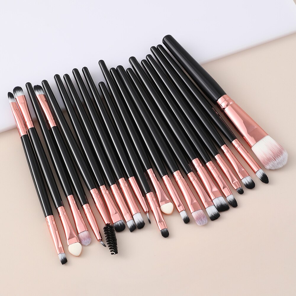 Fjer Make-Up Kwasten Premium Synthetische Eye Bors... – Grandado