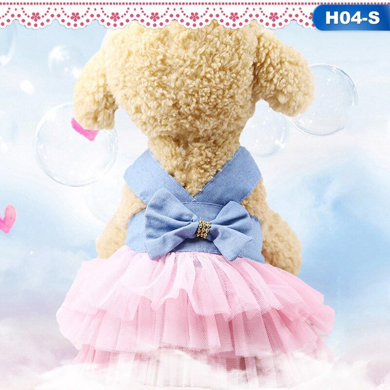 Puppy Girl Princess Tutu Dress Pet Dog Skirt Large... – Grandado