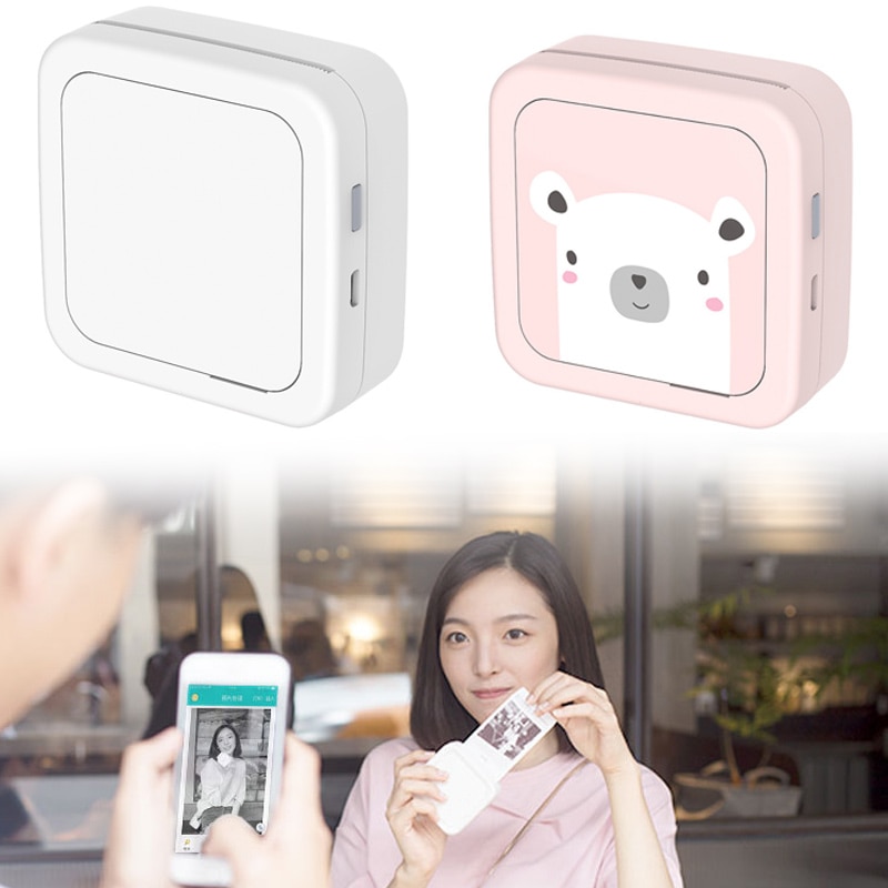 Bluetooth Photo Printer Portable Mini Sticker Ther... – Vicedeal