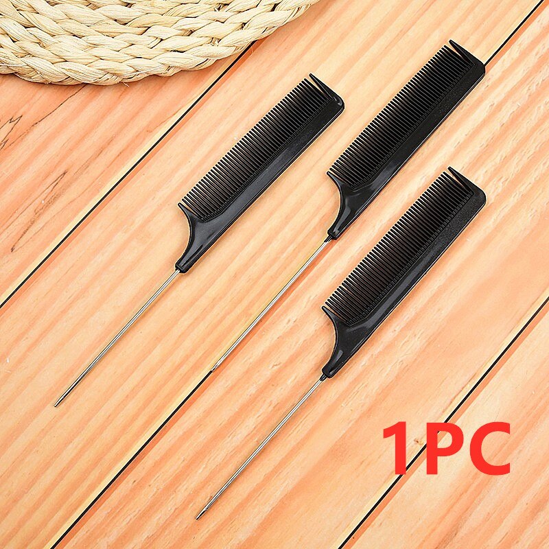 1PC Hair Styling Rat Tail Comb Fine-tooth Metal Pi... – Vicedeal