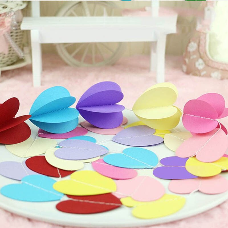 150mm 3D Paper Circle Garlands Home Decoration Pap... – Grandado