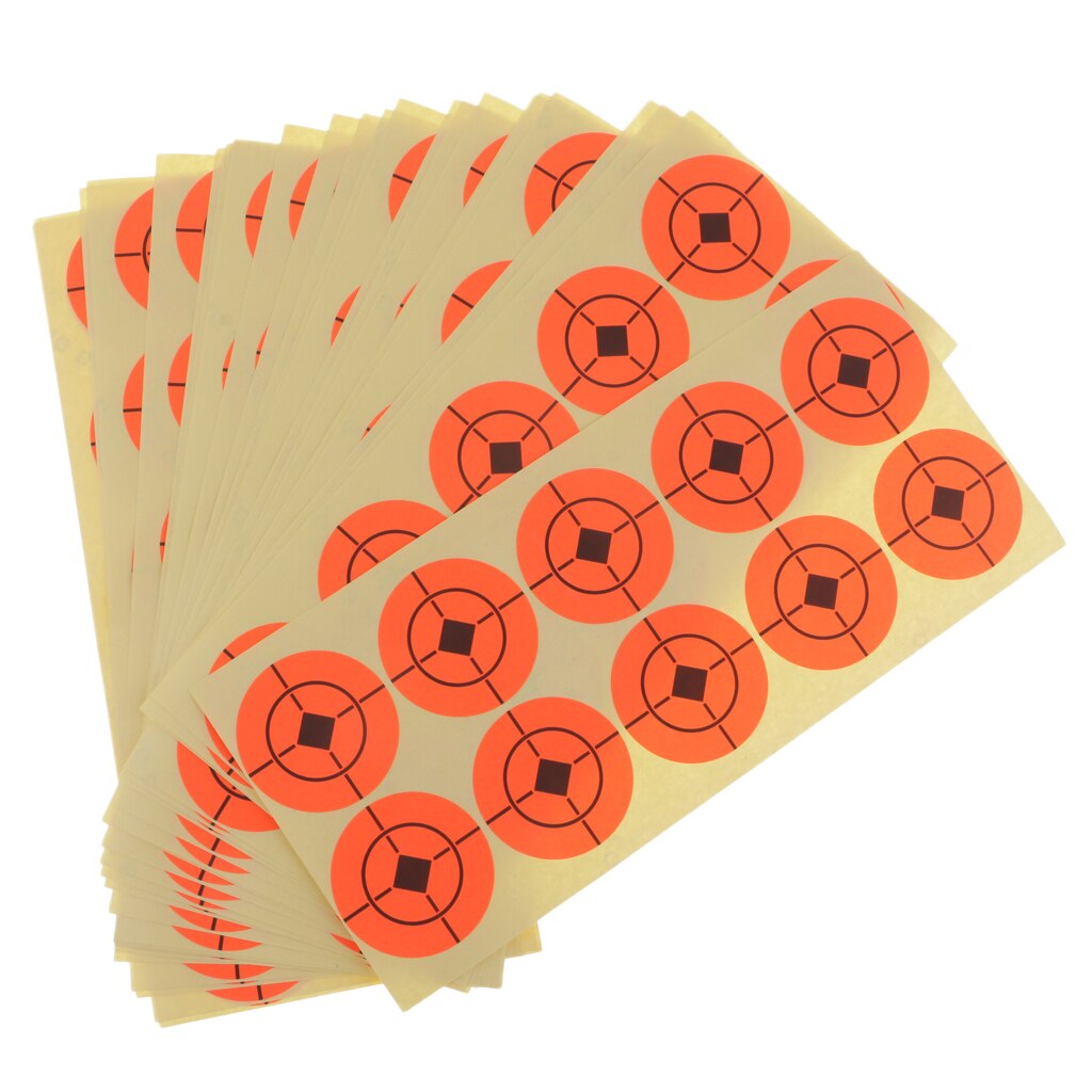 1.6-Inch Target Sticker Orange Self-Adhesive Targe... – Vicedeal