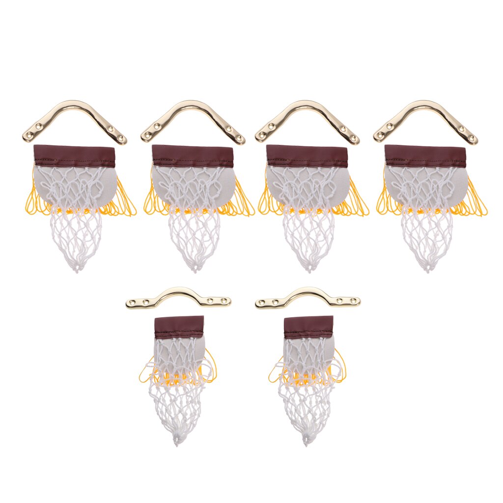 Pack of 6 Children Pool Table Net Pockets Irons Br... – Grandado