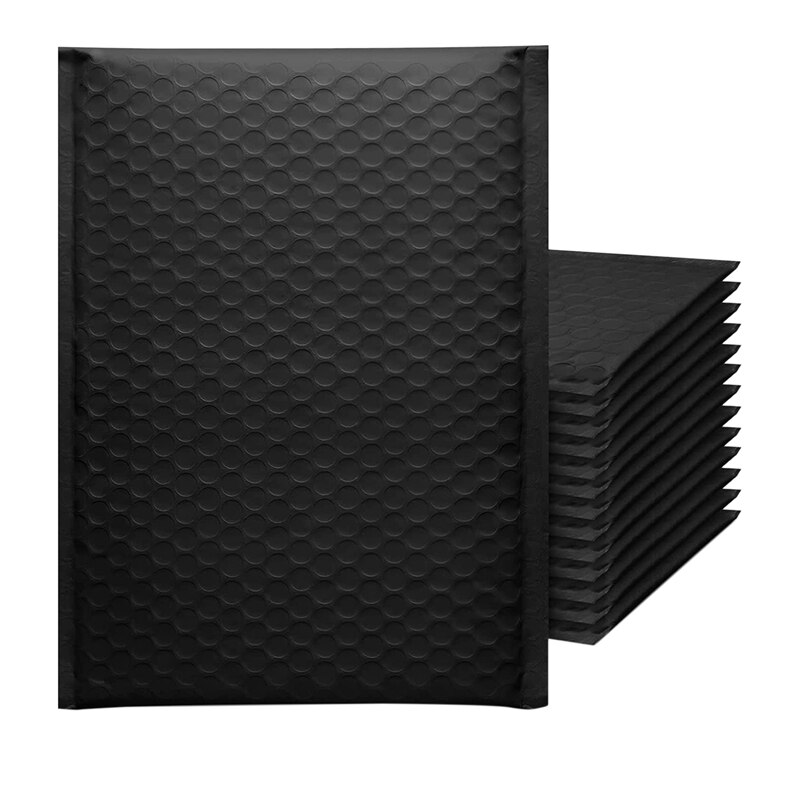50 Pcs 15X20 + 4Cm Zwart Bubble Mailing Zelfdichte... – Grandado