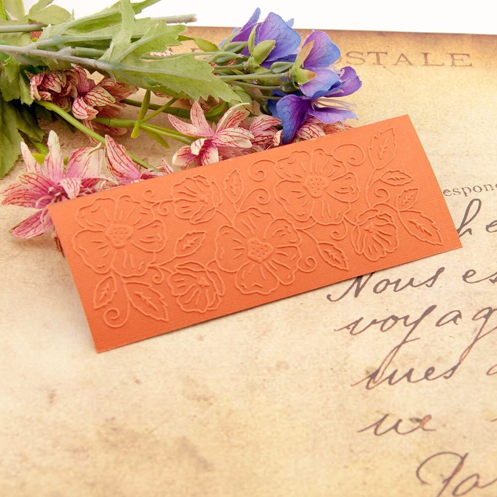 FLowers Plastic Embossing folders Stencils for Scr... – Grandado