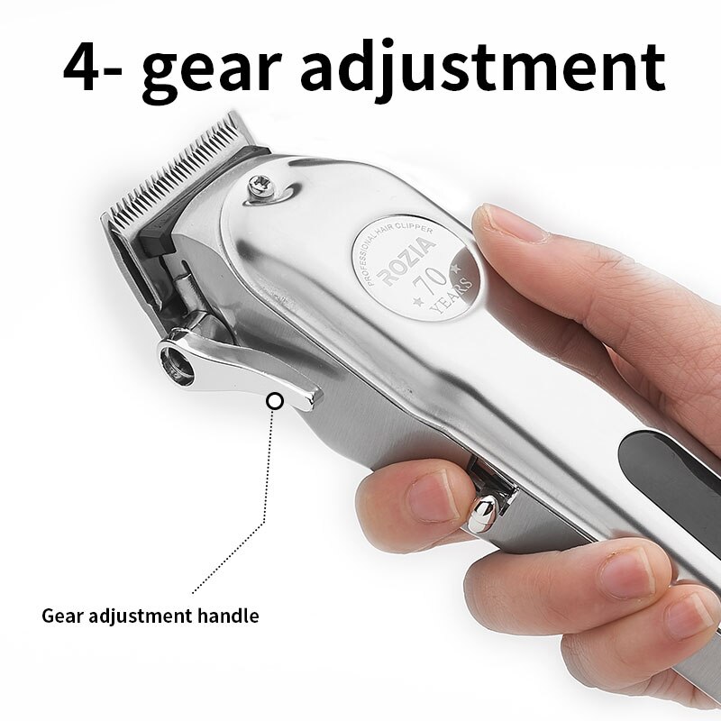 Hair Clipper Carbon Steel Blade All Metal Body Tri... – Grandado