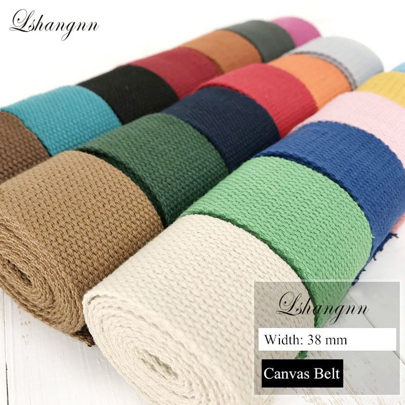 Lshangnn 10 Meter 38mm Polyester/Cotton Ribbon Can... – Grandado