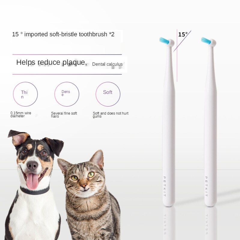 PETKIT Pet Toothbrush Pet Dental Products Help Red... – Vicedeal