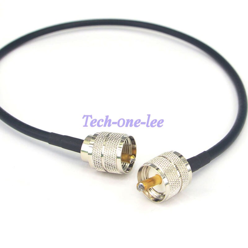 2 piece/lot RF Coaxial cable UHF male to male conn... – Grandado