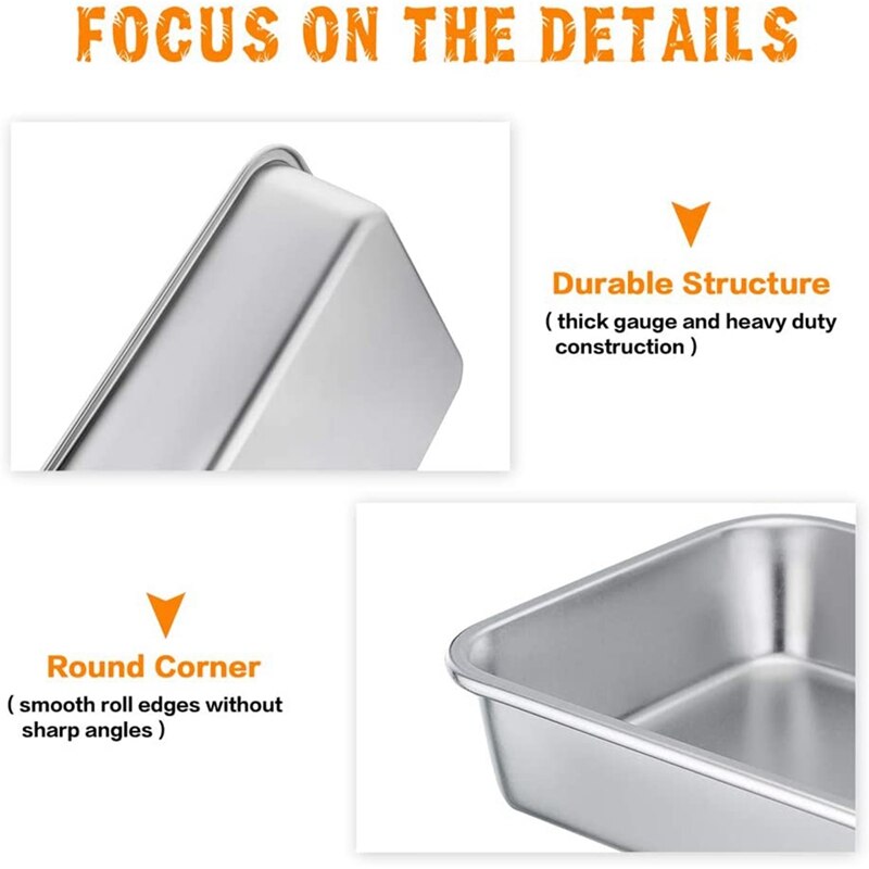 Lasagna Pan, Rectangular Cake Pan Roaster Pasta Ba... – Grandado