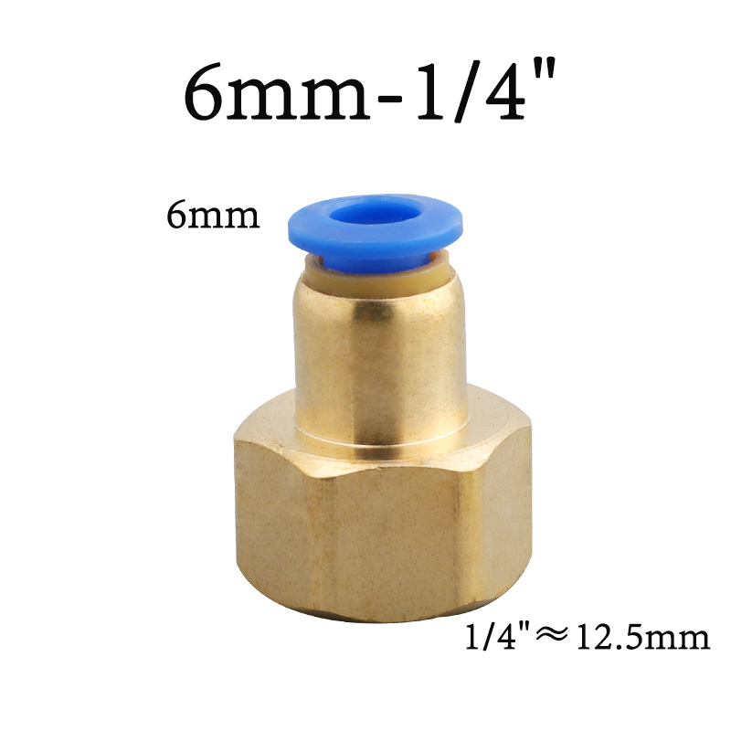 Pneumatisk anslutning 4mm 6mm 8mm 10mm 12mm pu-sla... – Vicedeal