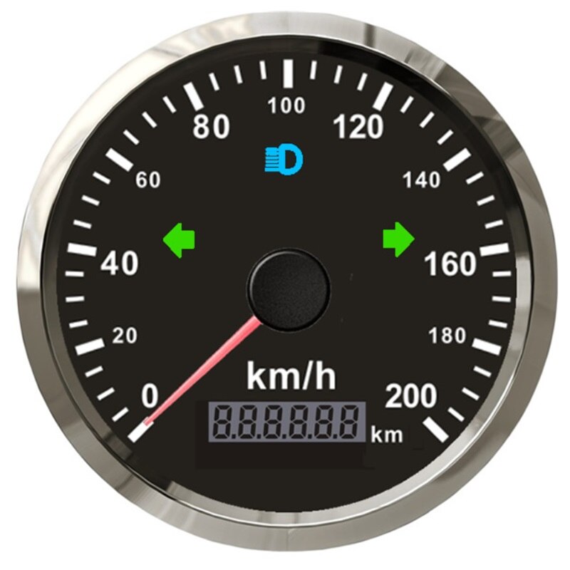 200km/h GPS Speedometer 200KMH Adjustable Odometer... – Vicedeal