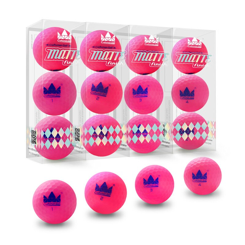 Craftsman 12pcs Golf Balls Matte Finish Long Dista... – Vicedeal