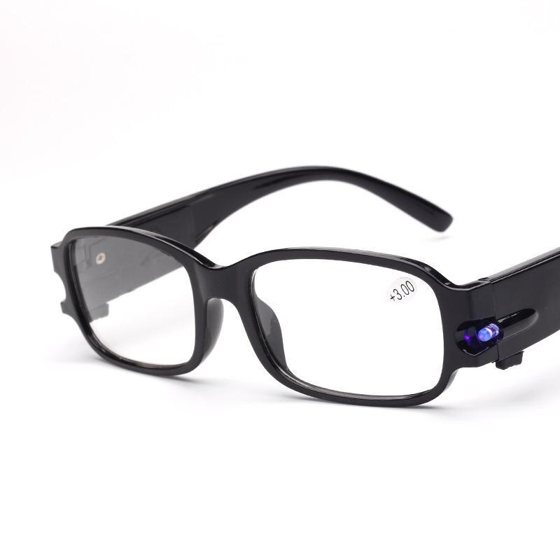 Multi Strength Reading Glasses With LED Glasses Man Woman Unisex 