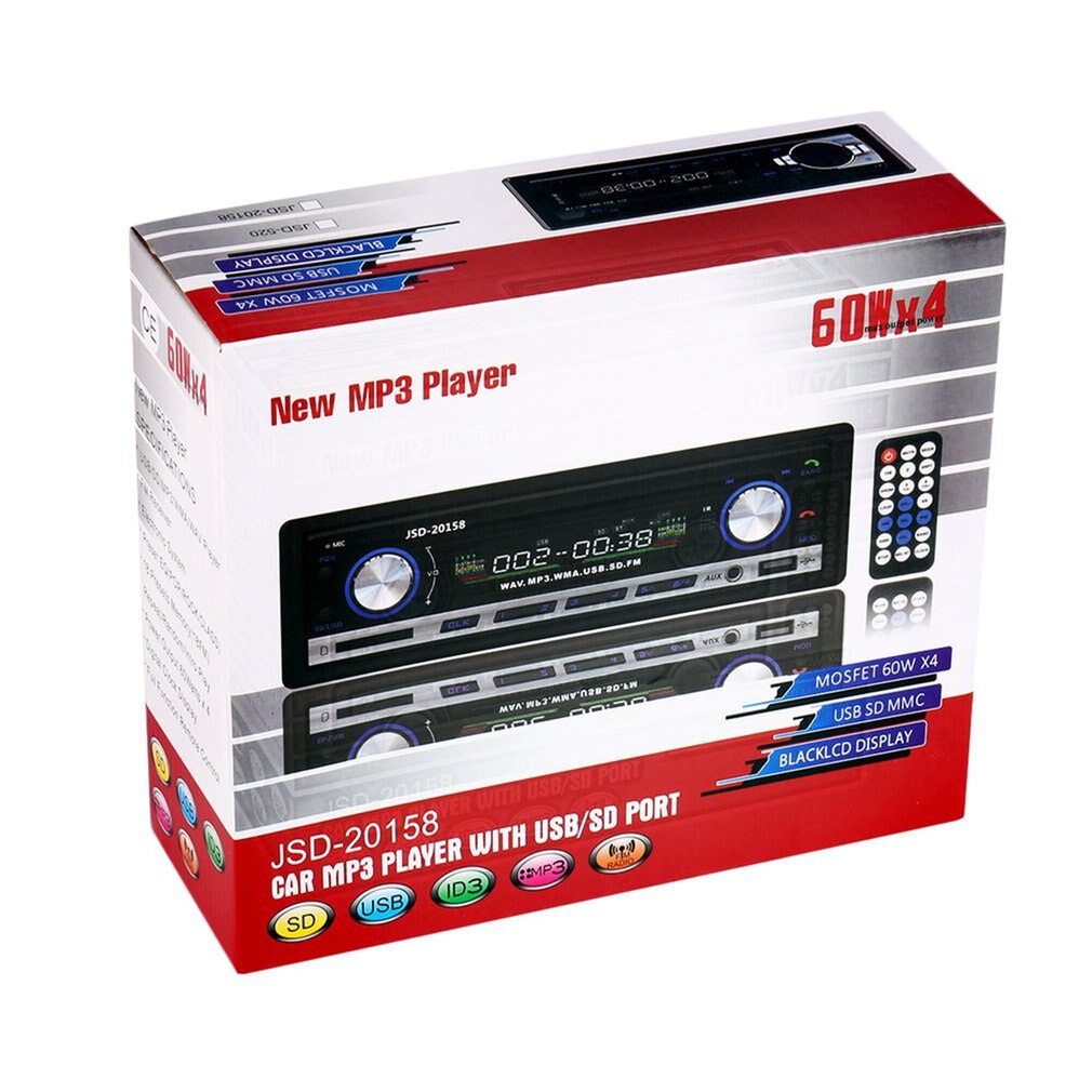 1 DIN Car MP3 Player FM Radio Audio Stereo In Dash... – Grandado