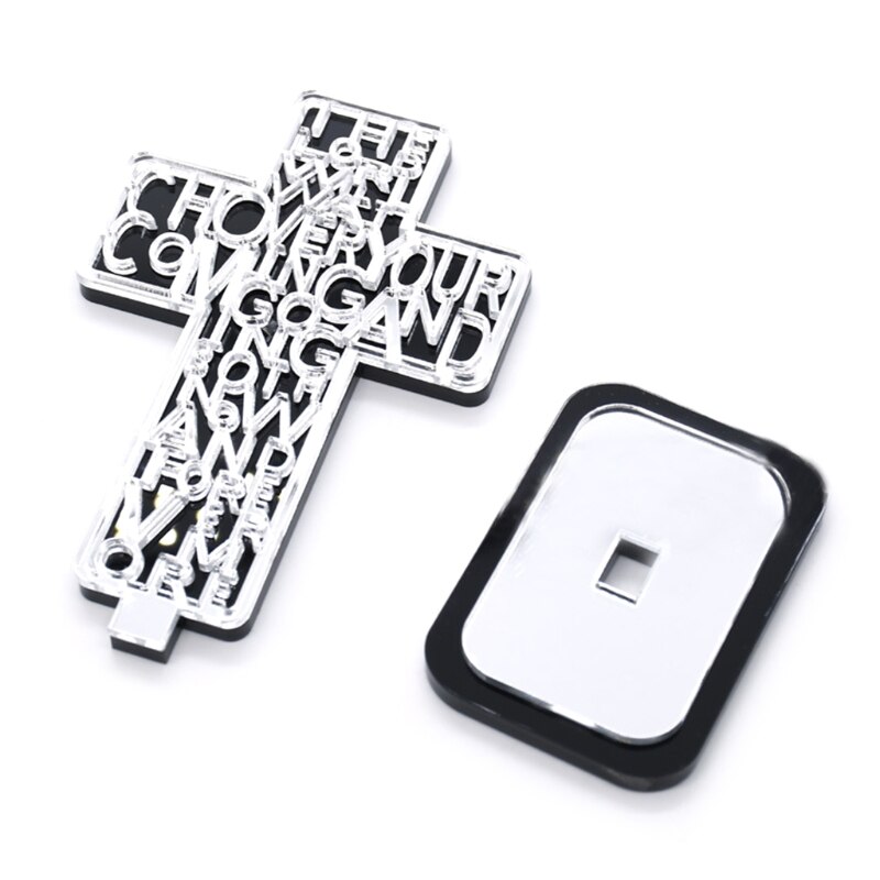 Acrylic Religious Scripture Cross Christ Catholic ... – Grandado