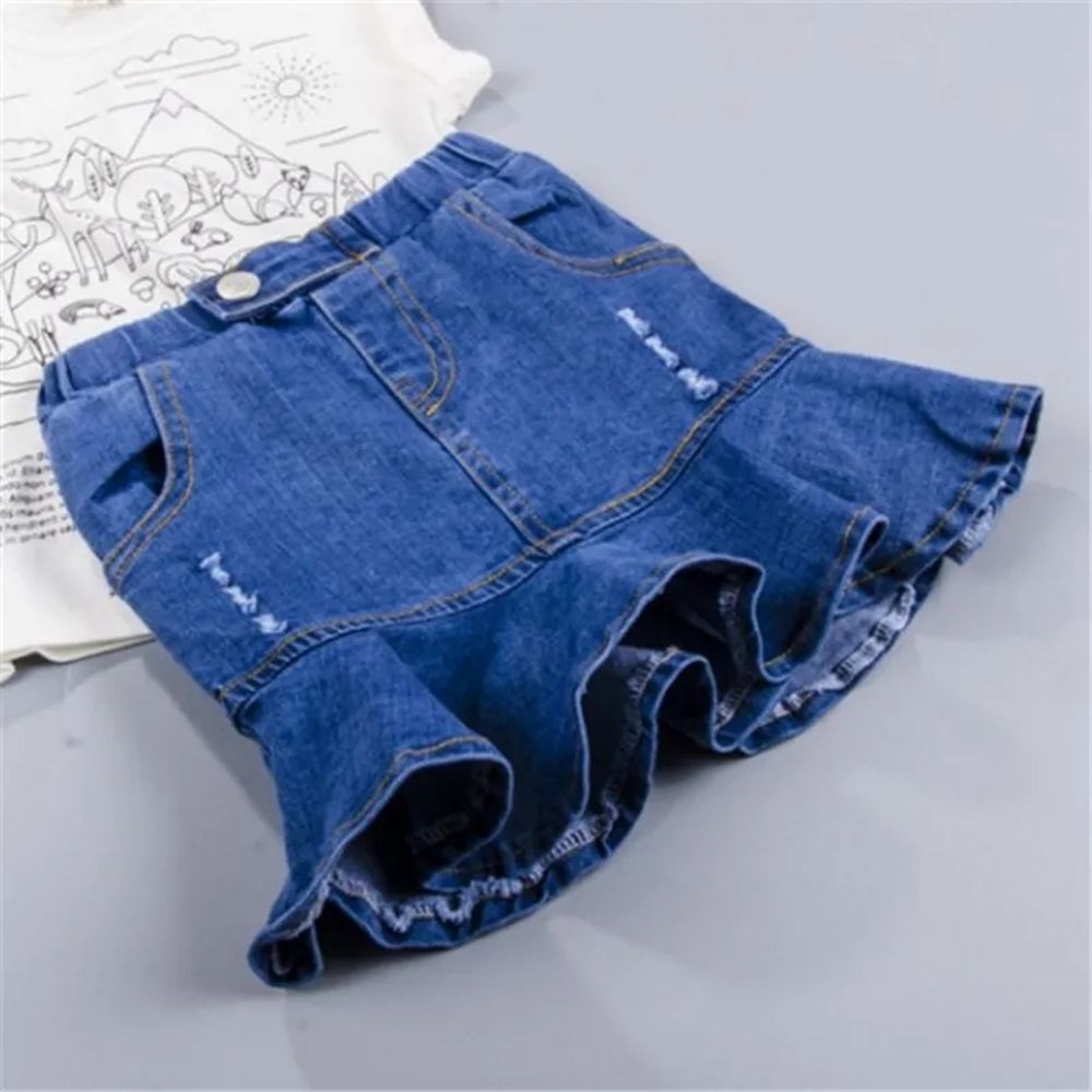 2-9 Years Toddler Kid Denim Skirt Spring Summer Ch... – Grandado