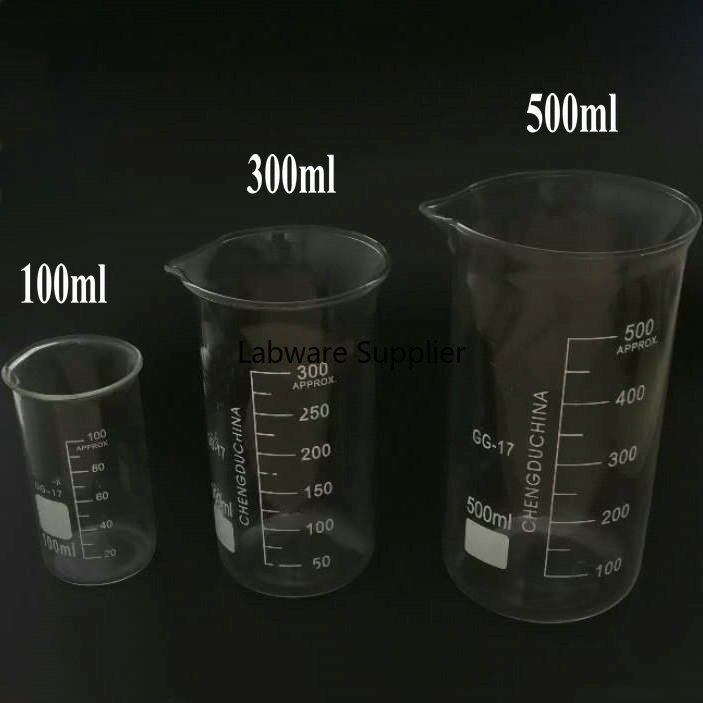 Bécher en verre Transparent, grande forme de 50ml ... – Grandado