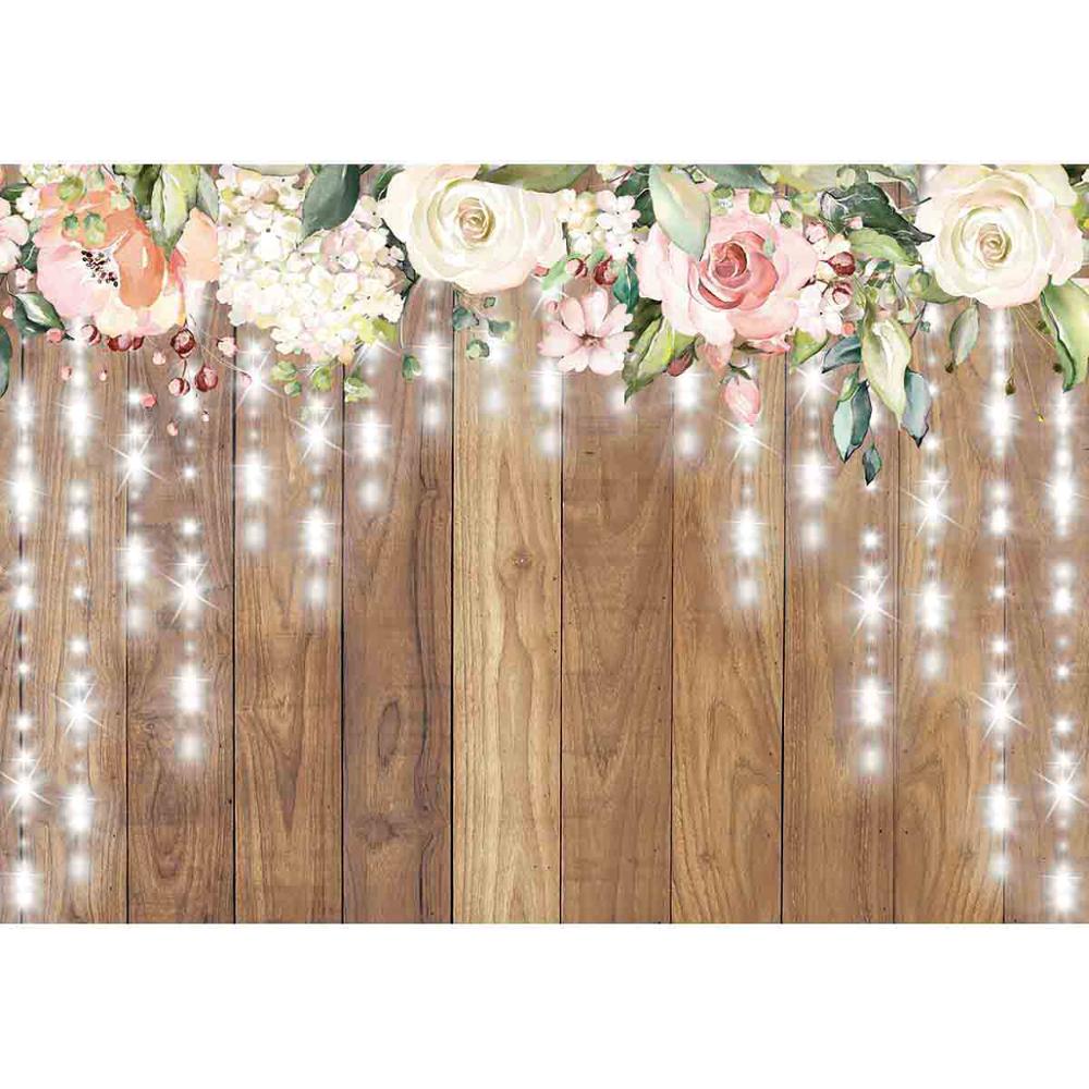 Allenjoy photography backdrop rustic wedding glitt... – Grandado