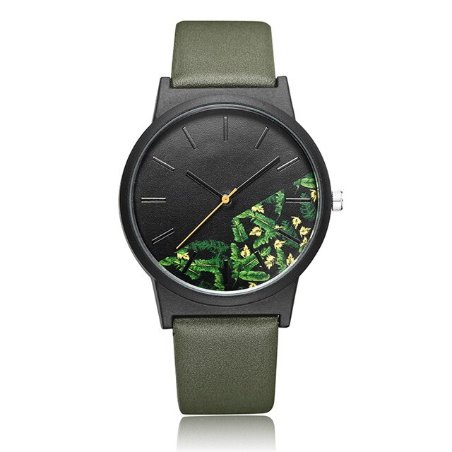 Tropical Jungle Unisex Watch Unique Quartz Wristwa... – Grandado
