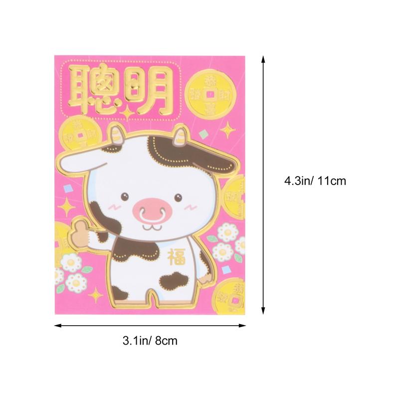 36Pcs Rode Enveloppen Cartoon Vee Rode Packet Jaar... – Vicedeal