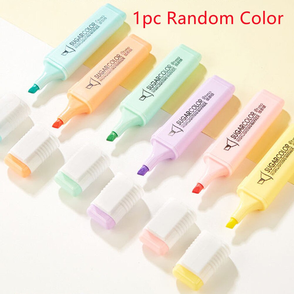 Surligneur Fluorescent 6 couleurs, stylo à Double ... – Grandado