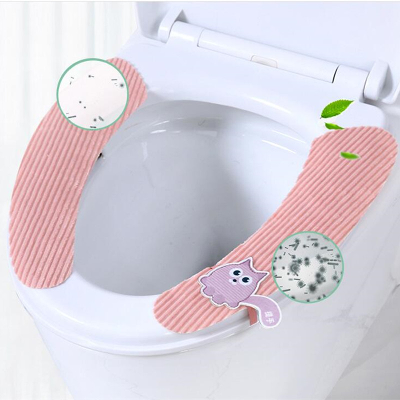 Toilet Seat Cover Soft WC Paste Toilet Seat Pad Wa... – Grandado
