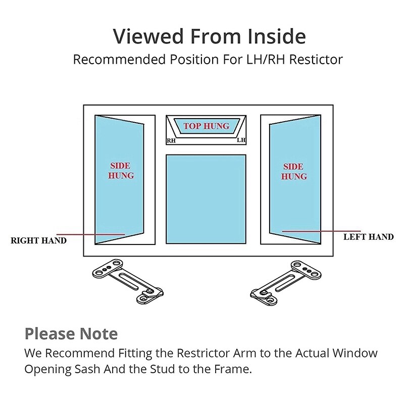 4Pcs Window Restrictor Locks for Upvc Window Restr... – Grandado