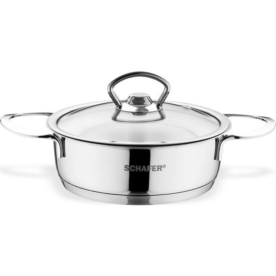 Modern Schafer Mini Oblate Steel Cookware-12 cm - ... – Grandado