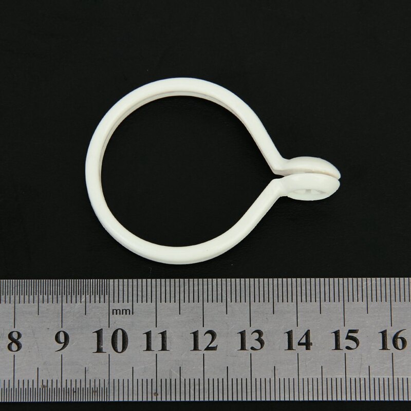 10 curtain rod ring white – Grandado
